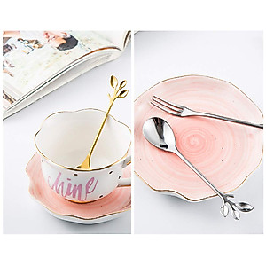 Turbokey Fruit Forks Cocktail Sticks Set of 8, Stainless Steel 4.7 Inches Mini Salad Forks Appetizer Cake Dessert Forks Party Supplies (8 Forks-Silver)