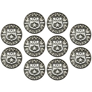 Police Officers Love Expression Coin, Bulk Pack of 10, Gift of Appreciation for Law Enforcement & Public Servants, Keepsake Pocket Token of Prayer & Divine Protection for Men & Women, EDC Coin