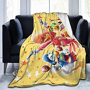 CERYS RILEY The Three Cab-Aller-os Comfortable Ultra-Soft Micro Fleece Blanket Black 50"" x40