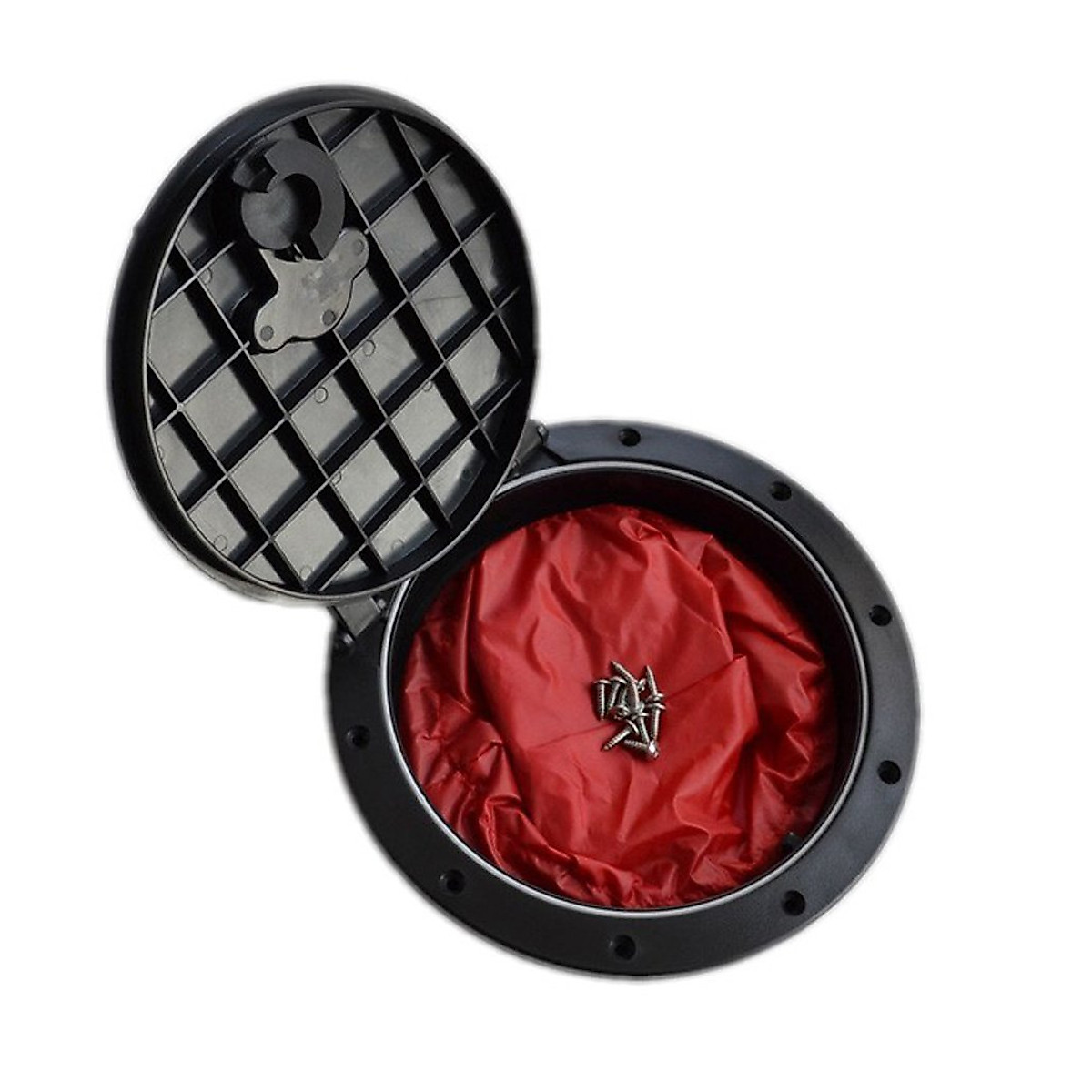 RIYIN 8 Inch Hole Diameter Deck Hatch with Cat Bag for Kayak Boat Fishing Rigging