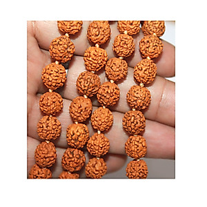 Original Rudraksha Mala With Certificate For Wearing And Japa Mala (5 Mukhi Mala, 108 Beads Mala Rosary Garland)