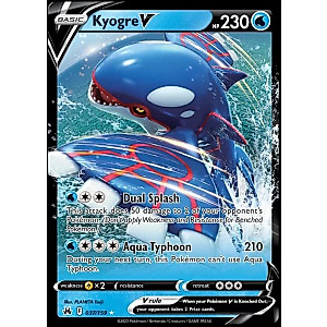 Pokemon - Kyogre V 037/159 - Crown Zenith - Ultra Rare Card