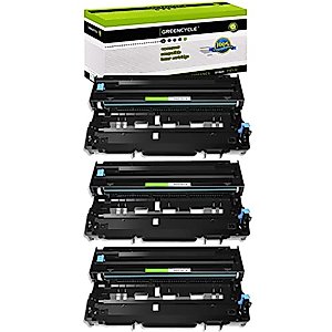 greencycle Compatible for Brother DR400 DR-400 Drum Unit Replacement for Intellifax 4100 4100e 5750 5750e MFC-1260 MFC-9870 MFC-9700 MFC-2500 MFC-9870 DCP-1400 DCP-1200 Series Printer (Black, 3 Pack)