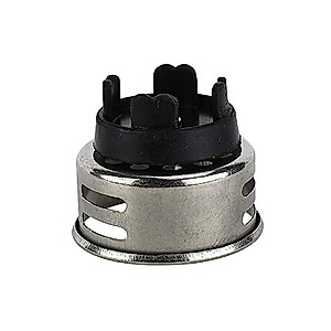 Keeney 878PC Stainless Steel Junior Duo Bar Sink Strainer with Basket, Fits 2-Inch or 2-1/2-Inch Openings, Polished Chrome