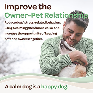 Dog Calming Collar with Pheromones - Zenidog Long-Acting Collar, Dog Calming Pheromone Collar, Long-Acting Pheromones for Dogs, Calming Collar, Dog Calming, Calming Collar for Dogs (Large Dogs)