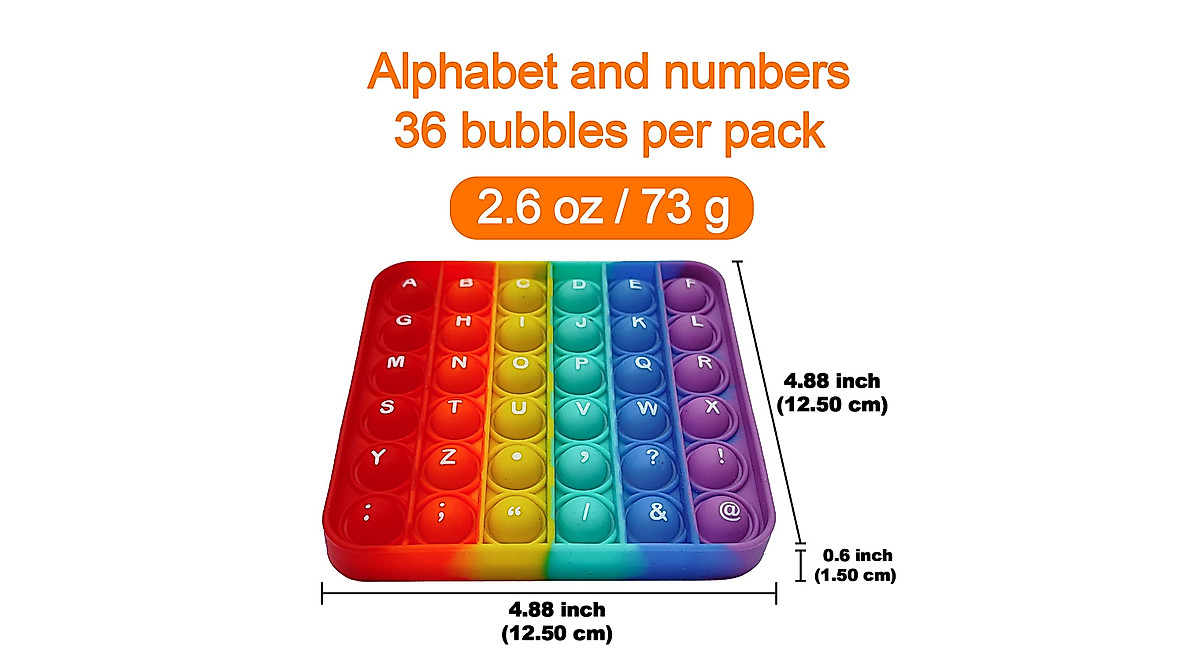 Alphabet Pop Fidget Toy: Learn & Play Fun for Kids