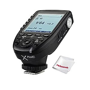 Godox Xpro-F for Fuji Fujifilm TTL Wireless Flash Trigger, 1/8000s HSS, TTL-Convert-Manual Function, Large Screen, 5 Dedicated Group Buttons, 11 Customizable Functions with Cleaning Kit