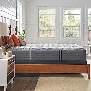 Sealy Posturepedic Plus Mattress with Surface-Guard, Tight Top 13-Inch Plush, King, Grey