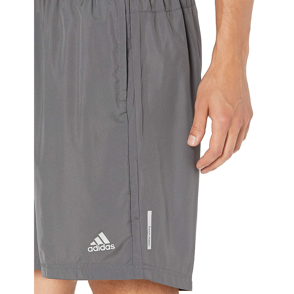 adidas Men’s Run It Short, Grey, Medium