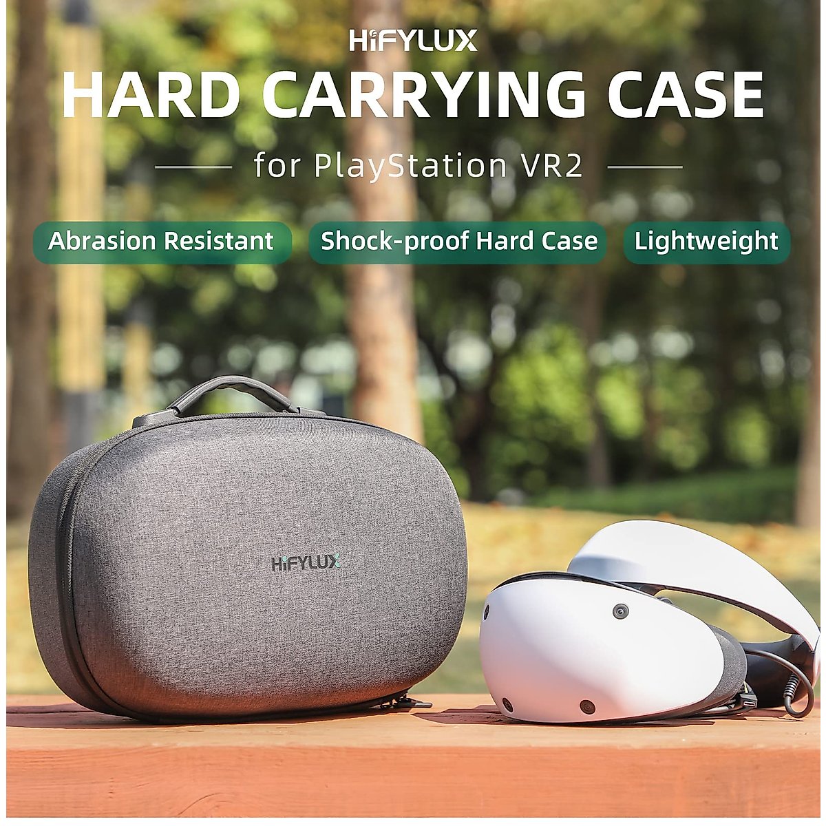Hard Carrying Case for Playstation VR2 Storage Bag Geadset Handle for PS VR2 Protective Carrying Case Protable Design for Travel and Home Storage