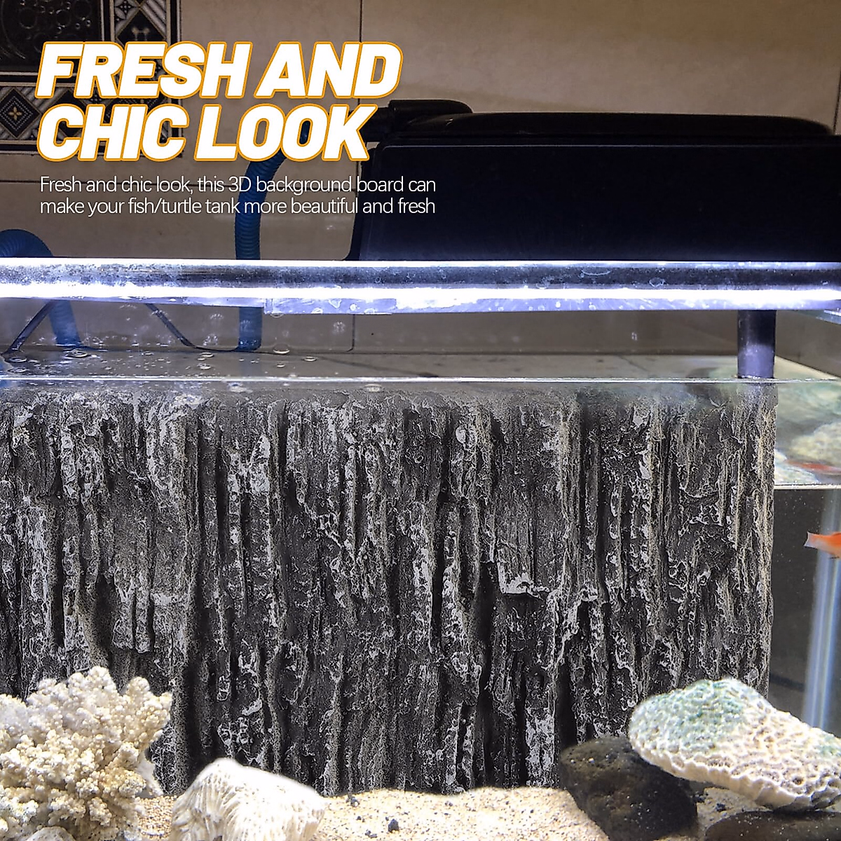 Ipetboom Background Rock 3D Aquarium Background Aquarium Background Board Snake Habitat Decoration Fish Tank Decorations Aquarium Backgrounds Fish Tank Background Terrarium Background