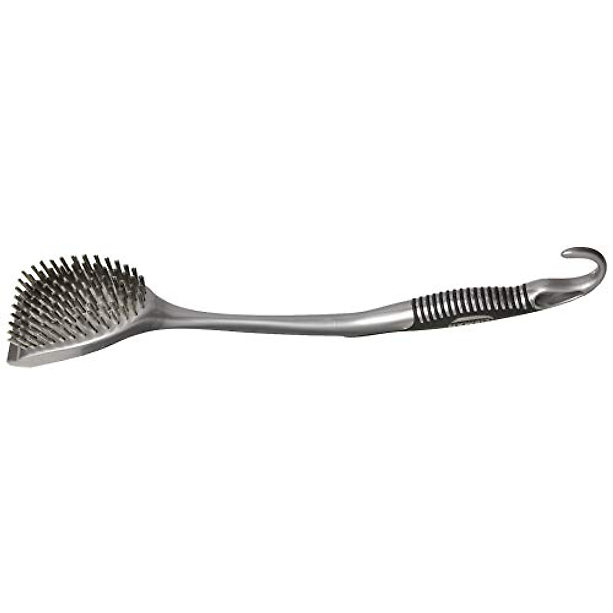 Libman 566 Long Handle Stainless Steel BBQ Brush with Ergonomic Handle