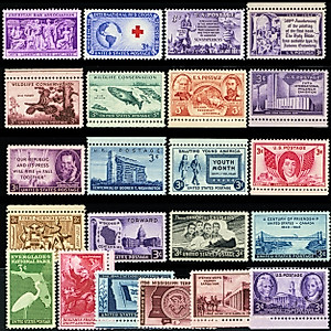 PACK 1-50 Different Mint Vintage Collectible 3 Cent U.S. Postage Stamps All Over 60 Years Old