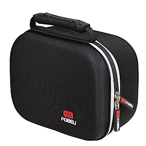 FBLFOBELI Hard Storage Carrying Case Compatible with Walker's Razor Slim/Howard Leight Shooting Ear Protection Electronic Shooting Muffs Earmuff (Case Only)