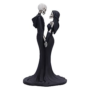 Nemesis Now Eternal Vow 24cm, Resin, Gothic Wedding Giftware, Skeleton Vow Figurine, Cast in The Finest Resin, Hand-Painted, Black and White