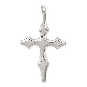 Sterling Silver Passion Cross Pendant QQC2828
