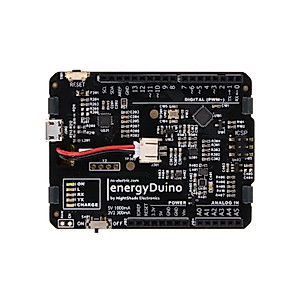 energyDuino – ATmega328P Uno Board with Rechargeable Battery - Compatible with Arduino IDE