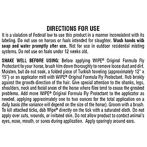 Farnam Wipe Original Formula Fly Protectant, 1 Gallon
