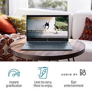 HP Pavilion Laptop, 15.6" FHD Touchscreen, 13th Gen Intel Core i7-1355U Processor, 64GB RAM, 4TB PCIe SSD, Webcam, Fingerprint Reader, Backlit KB, Wi-Fi 6, Windows 11 Pro, Blue