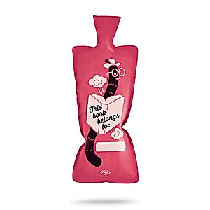 Genuine Fred Bookie Cushion, Whoopee Cushion Bookmark, Pink