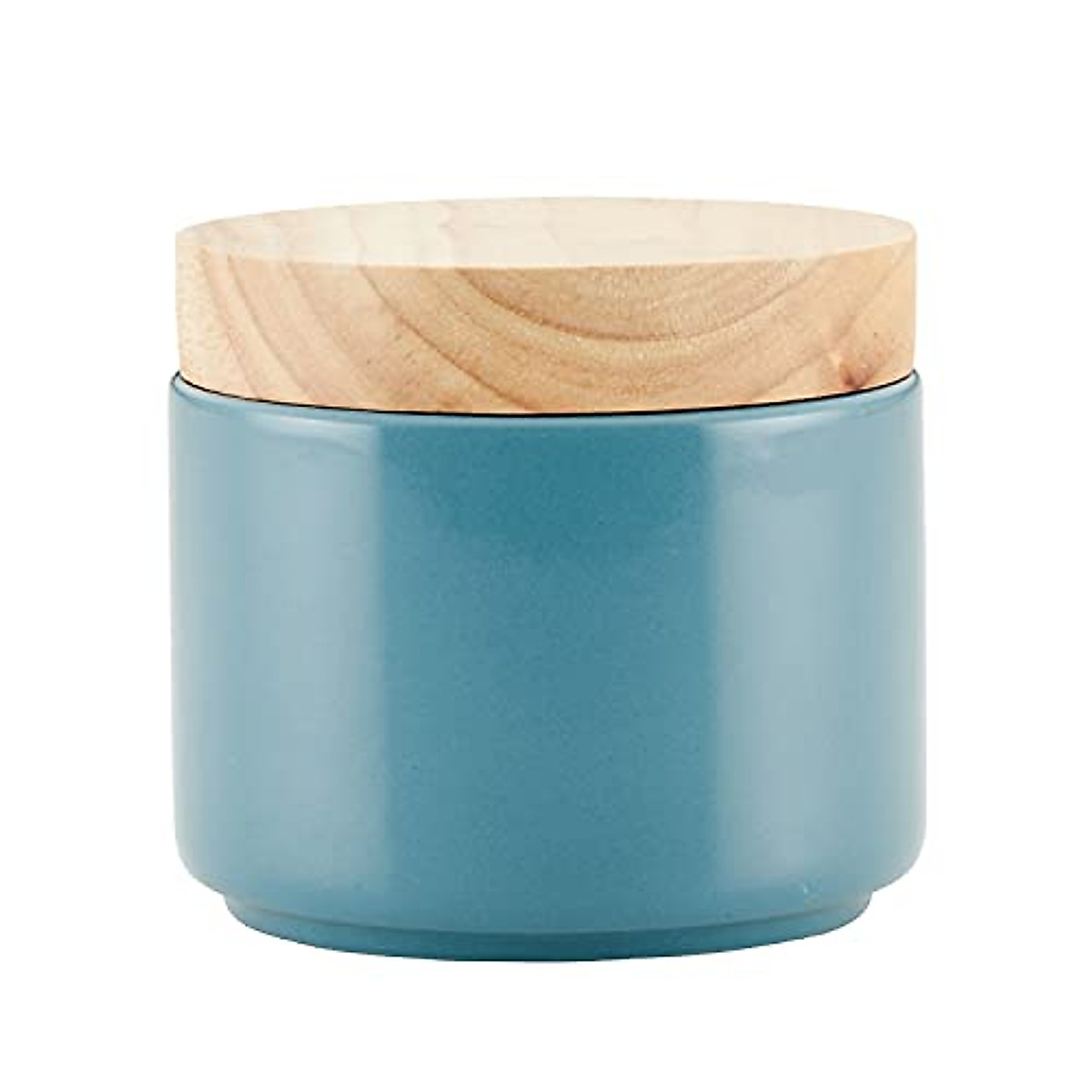 Rachael Ray Ceramics Stacking Spice/Seasoning Box Set with Lid, 2 Piece, Agave Blue