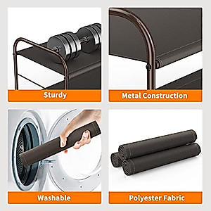 Coonoor 2-Tier Long Shoe Rack Storage for Wide Shoe Shelf Organizer,Bronze