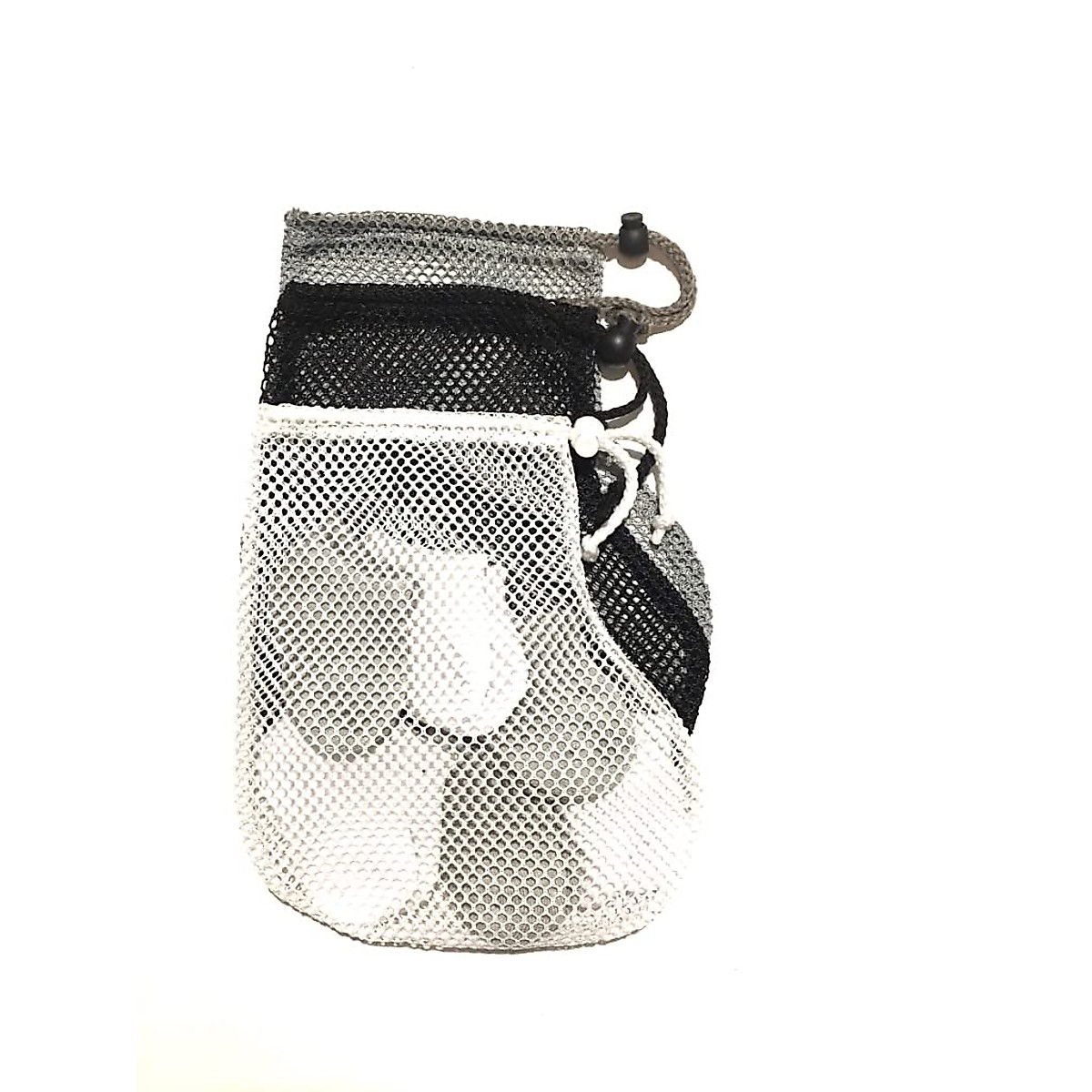 Generic Laundry Bags for Newborn Babies 3 pack, NB-10012, Laundry Bag - 3 Pack - White, Gray and Black, 1.5