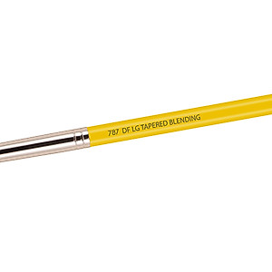 Bdellium Tools Professional Makeup Brush - Studio Series 787 Duo Fiber Large Tapered Blending - With Soft Synthetic Fibers, For Controlled Lightweight Application (Yellow, 1pc)
