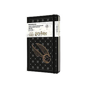 Moleskine Limited Edition Harry Potter 18 Month 2021-2022 Weekly Planner, Hard Cover, Large (5" x 8.25"), Black