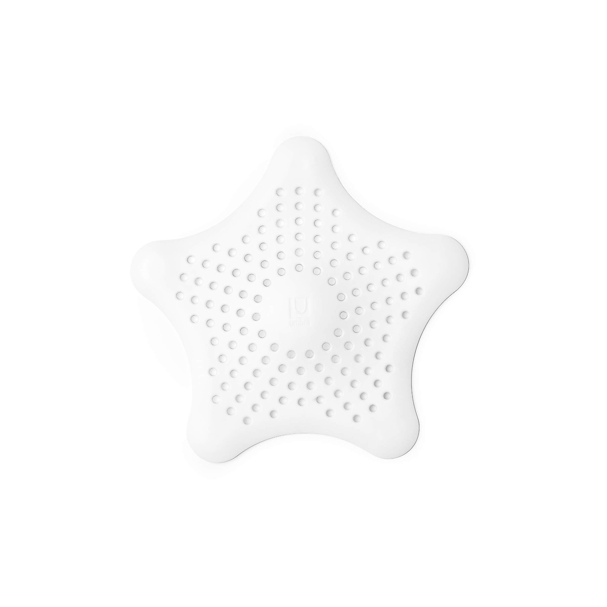Umbra Starfish Drain Cover/Hair Catcher, White
