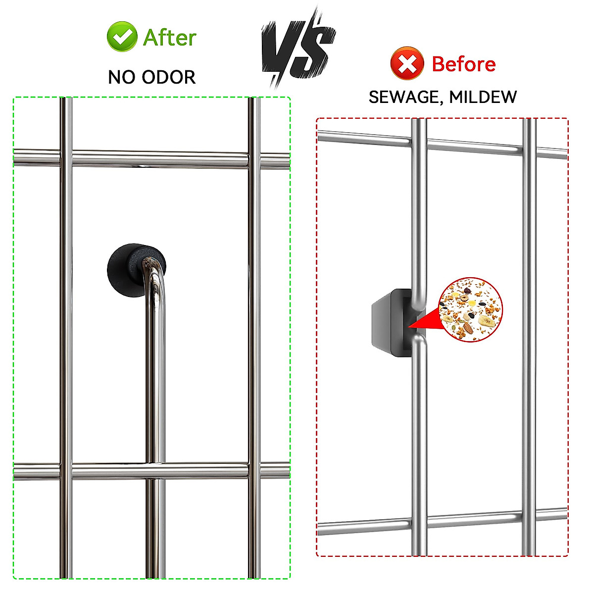 Sink Protector Grid, Sink Grids for Bottom of Kitchen Sink with Corner Radius 3-1/2",27-9/16" x 14-9/16" Sink Protector, Stainless Steel Material (27.7"W x 14.7"D x 1"H)