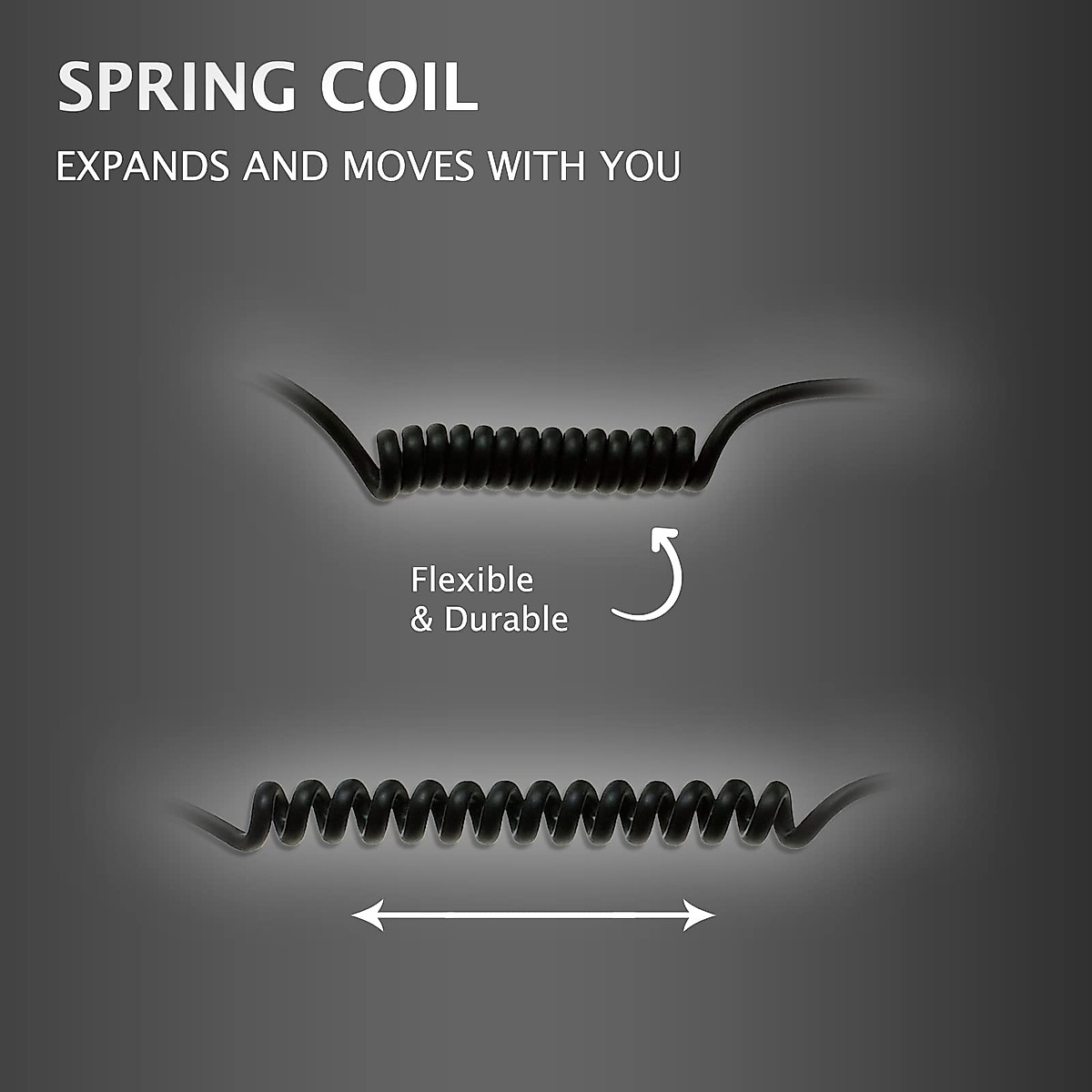 [2-Pack] ProMaxPower C-Shape Swivel Ear Hanger Earpiece for Motorola Two-Way Radios XPR6550 XPR7550e XPR7580e XiR-P8200 DP3401 MTP850