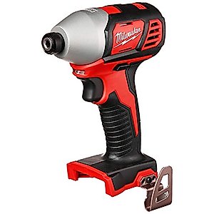 Milwaukee 2656-20 M18 18V 1/4 Inch Lithium Ion Hex Impact Driver with 1,500 Inch Pounds of Torque and LED Lighting Array (Battery Not Included, Power Tool Only)