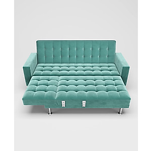 Gold Sparrow Houston Sectional, Aqua