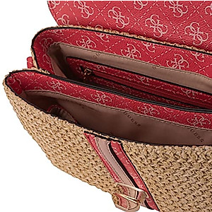 GUESS US Kasinta Raffia Top-Handle Satchel