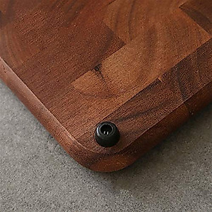 GINHA Chopping Board Set Large Square Cutting Board, End-Grain Cuts, All-Wood Cutting Board, Breadboard Sushi Plate, Non-Stick and Durable Kitchen Tools (Size : Small)