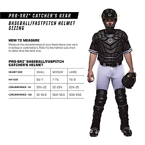 EvoShield Pro-Srz™ Catcher's Helmet - Black, Small