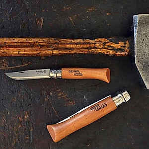 Opinel Slim Series Fillet Knives - Beechwood, Olivewood, Padouk Wood Handles, Stainless Steel Blades - Made in France