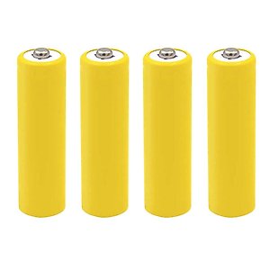 Hisonde 4-Pack AA Battery Placeholder Cylinder AA Size Hot Dummy Fake Battery Setup Shell