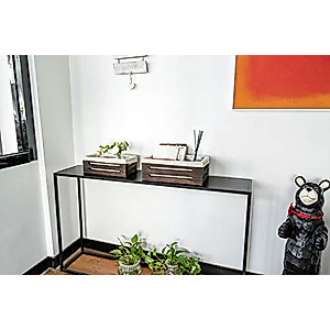 Dahey Toilet Tank Paper Basket Bathroom Organizer Countertop Container Cabinet Decorative Closet Wooden Storage Bin Decor Box with Handles and Washable Liner for Bedroom Livingroom Laundry, 2 Pack