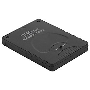 CCYLEZ 256MB Memory Card, Portable High Speed Game Memory Card 256MB Accessory for PS2 Game Data Console(Black)