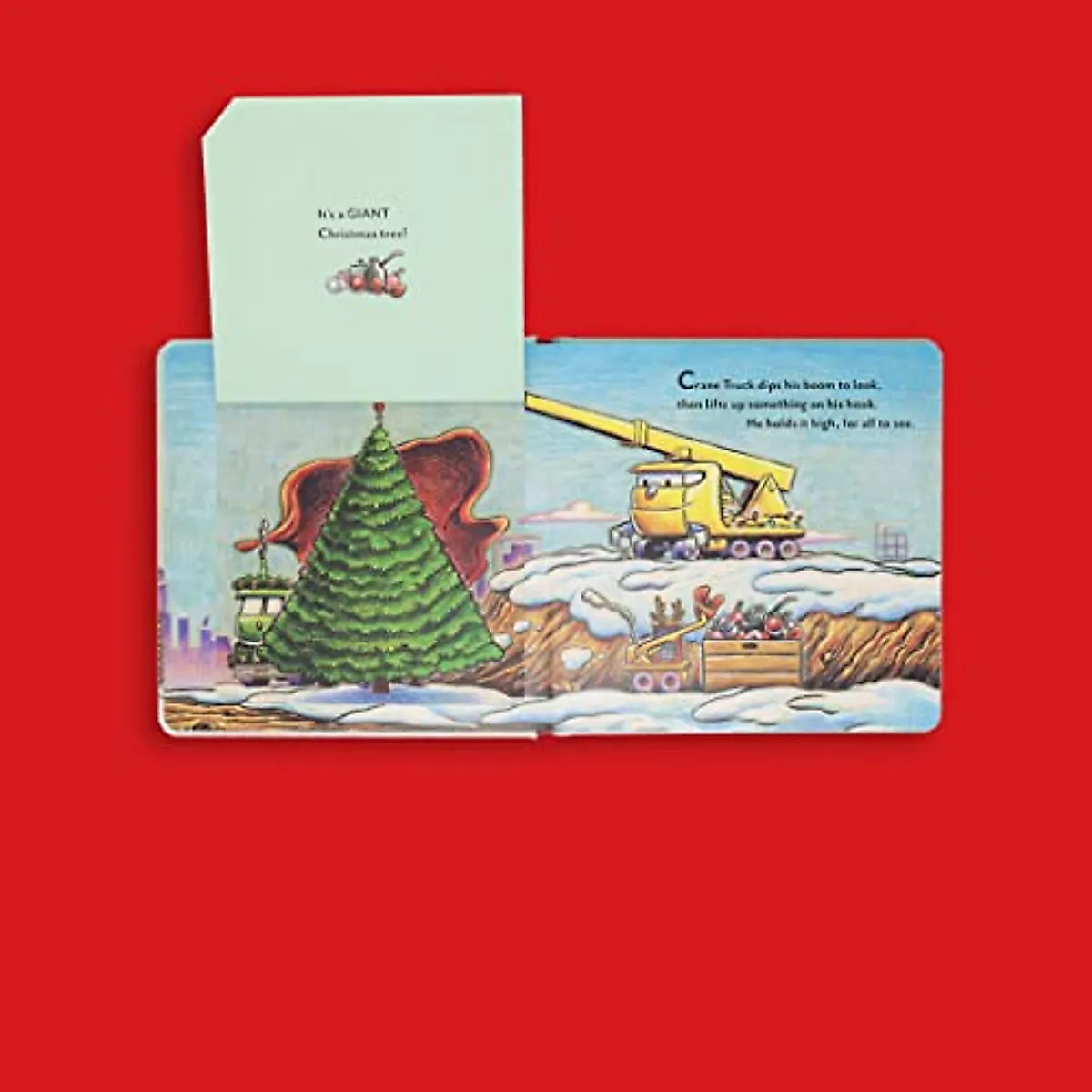 Construction Site: Merry and Bright: A Christmas Lift-the-Flap Book (Goodnight, Goodnight, Construc)