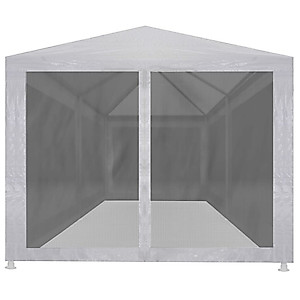 Party Tent with 6 Mesh Sidewalls,Outdoor Gazebo, Hardtop Gazebo,Backyard Gazebo,Patio Gazebo,Grill Gazebo,UV and Water Resistant,for Barbeque, Patio, Deck,Garden Party,Lawns,19.7' x 9.8'