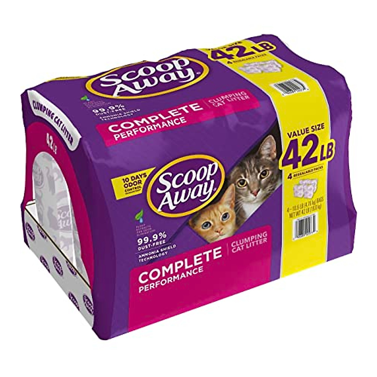 Scoop Away Complete Performance Fresh Scented Clumping Clay Cat Litter,42 lb