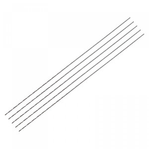 uxcell 5 Pcs 0.5mm Mini Micro Twist Drill Bits, High-Speed Steel Straight Shank Extra Long Drill Bit 80mm for Aluminum Alloy