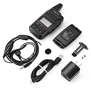 Radioddity GD-73A DMR/Analog Two Way Radio 2 Watts UHF Handheld Ham Radio for Beginners with Dual Time Slot, 3600mAh Battery, USB Rechargeable & Programming, Compact Long Range Walkie Talkie