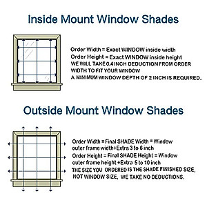 LETAU Wood Window Roman Shades, Bamboo Light Filtering Window Blinds for Outdoor Home, Office, Kitchen, Pattern 6