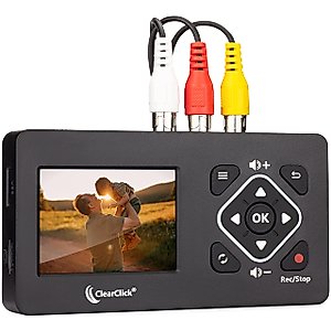 ClearClick Video to Digital Converter 2.0 (Second Generation) Mini Edition - Record Video from VCR's, VHS Tapes, AV, RCA, Hi8, Camcorder, DVD, Gaming Systems