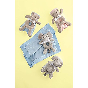 Mud Pie Ring Rattle and Lovey Set (Grey Elephant)