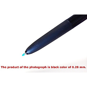 Signo RT1 Retractable Gel Ink Pen, Ultra Micro Point 0.28mm, Rubber Grip, Black Ink, 5-Pack, Sticky notes Value Set